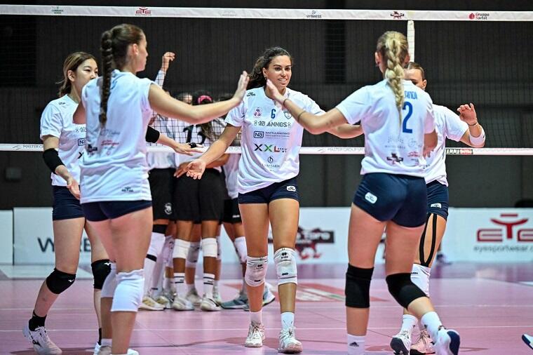 Volley, A2/F | Hermaea Olbia generosa, ma Mondovì passa al tie-break