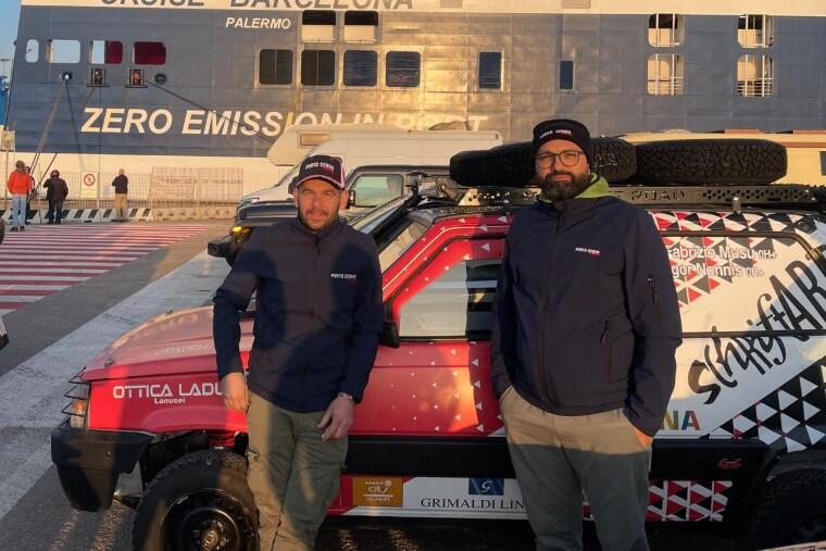 Due sardi e una Panda: Nonnis e Musu al via del Panda Rally Raid