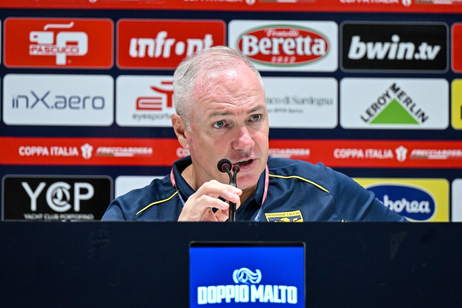 Frosinone, Alvini: “Il Cagliari ha meritato, noi abbiamo fatto una ...