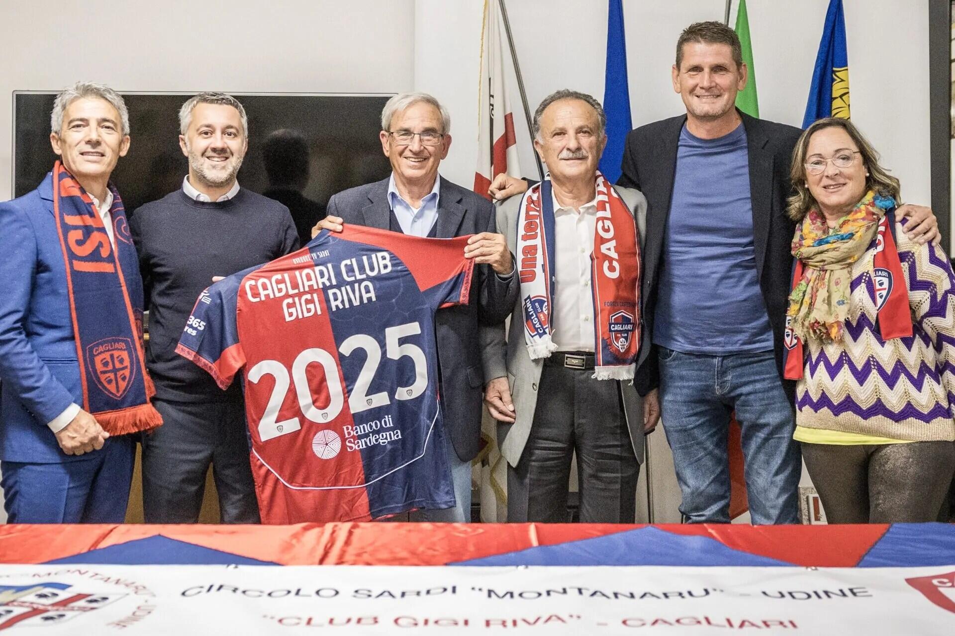 Inaugurato a Udine il Cagliari Club dedicato a Gigi Riva